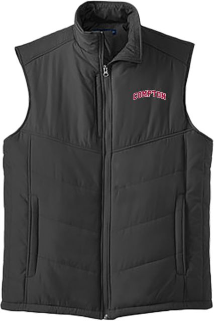 Compton Puffer Vest Arched Compton - ONLINE ONLY | Compton College
